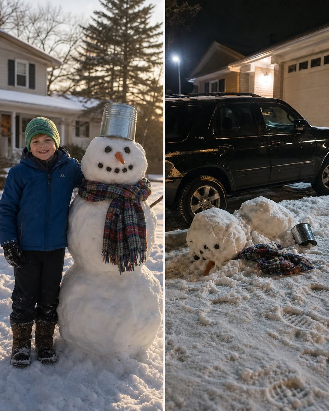 My Son Built Snowmen All Winter. Our Neighbor Kept Destroying Them ...